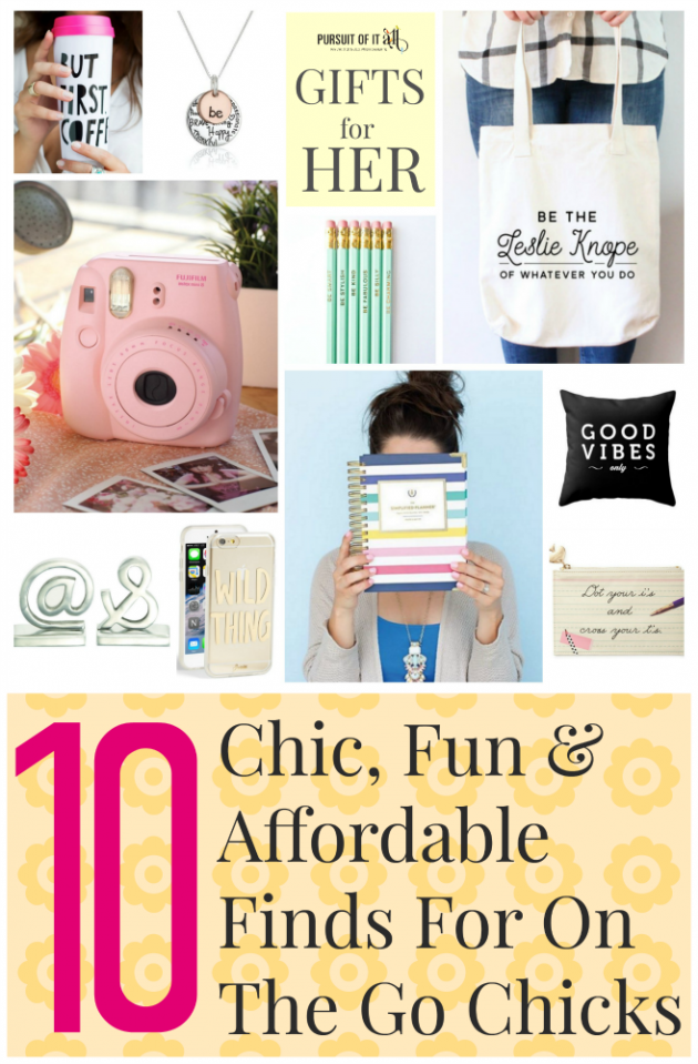 Gifts For Her: 10 Chic, Fun & Affordable Finds For On The Go Chicks ...